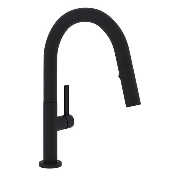 ROHL Modern Lux Single-Handle Bar Faucet in Matte Black R7581SLMMB-2 ...