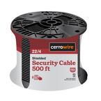 Southwire 500 ft. 18/2 Gray Stranded CU CL3R Shielded Security Cable ...