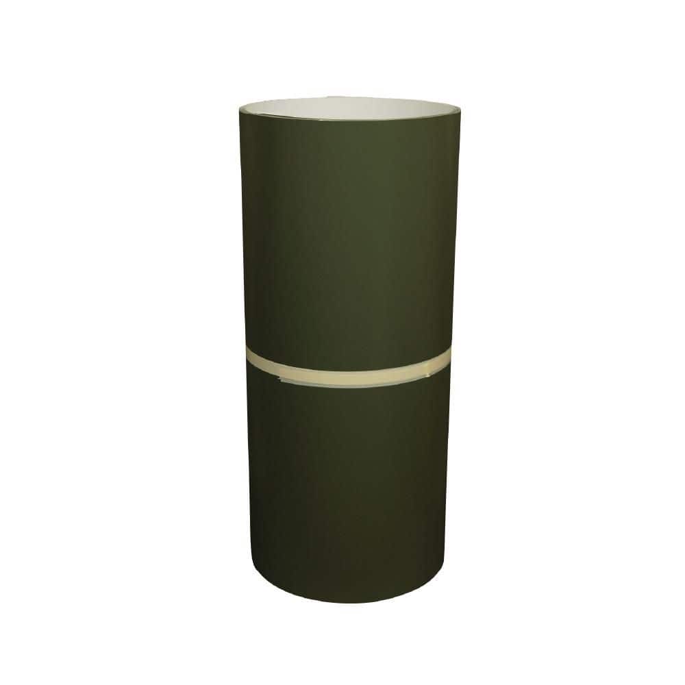 Amerimax Home Products 24 in. x 50 ft. Forest over White Aluminum Trim ...