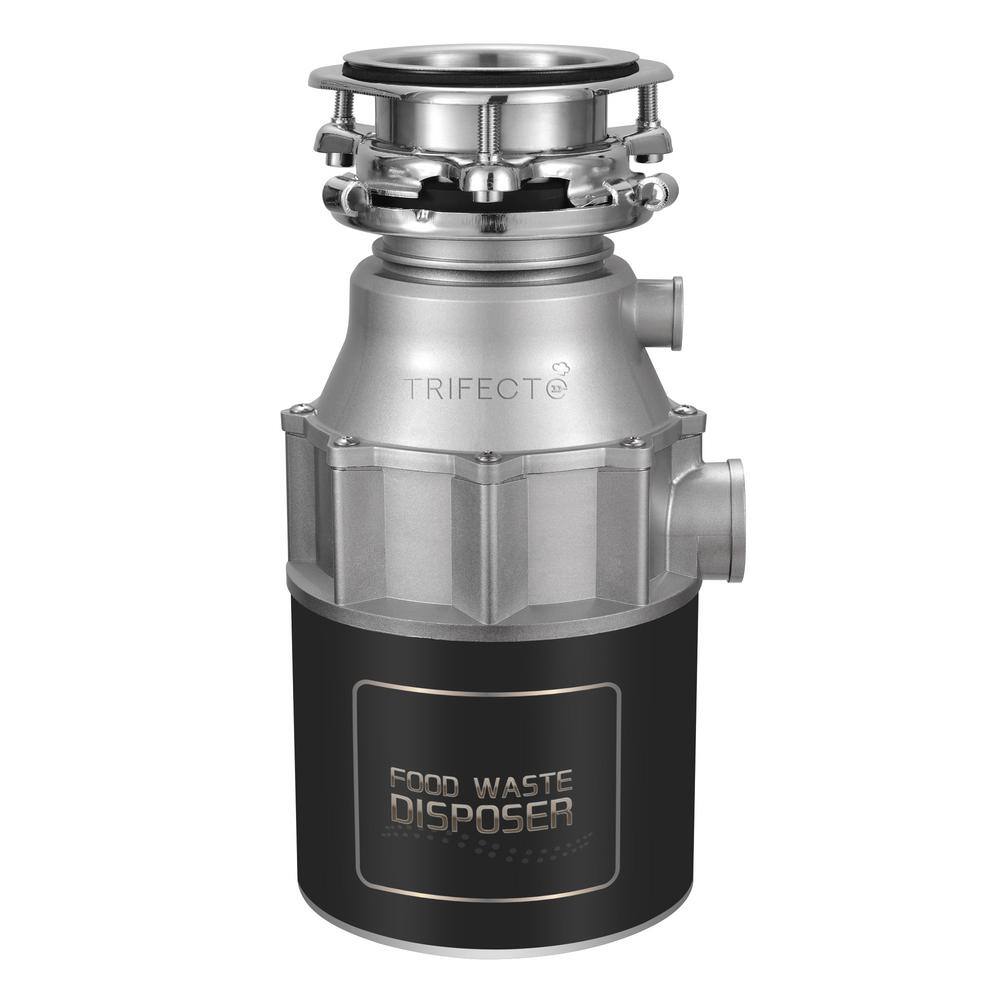 Trifecte Wrecker 3/4 HP Continuous Feed Garbage Disposal with Sound ...