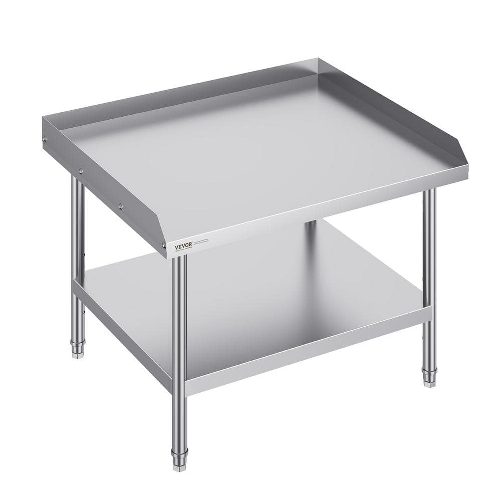 VEVOR 30 in. x 36 x 26 in. Silver Stainless Steel Commercial Kitchen ...