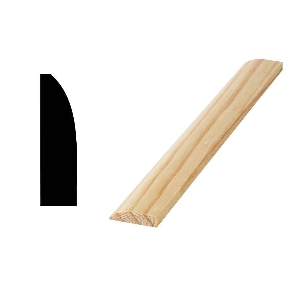 Woodgrain Millwork LWM 856 3/8 in. x 1-1/4 in. x 84 in. Solid Pine Door ...