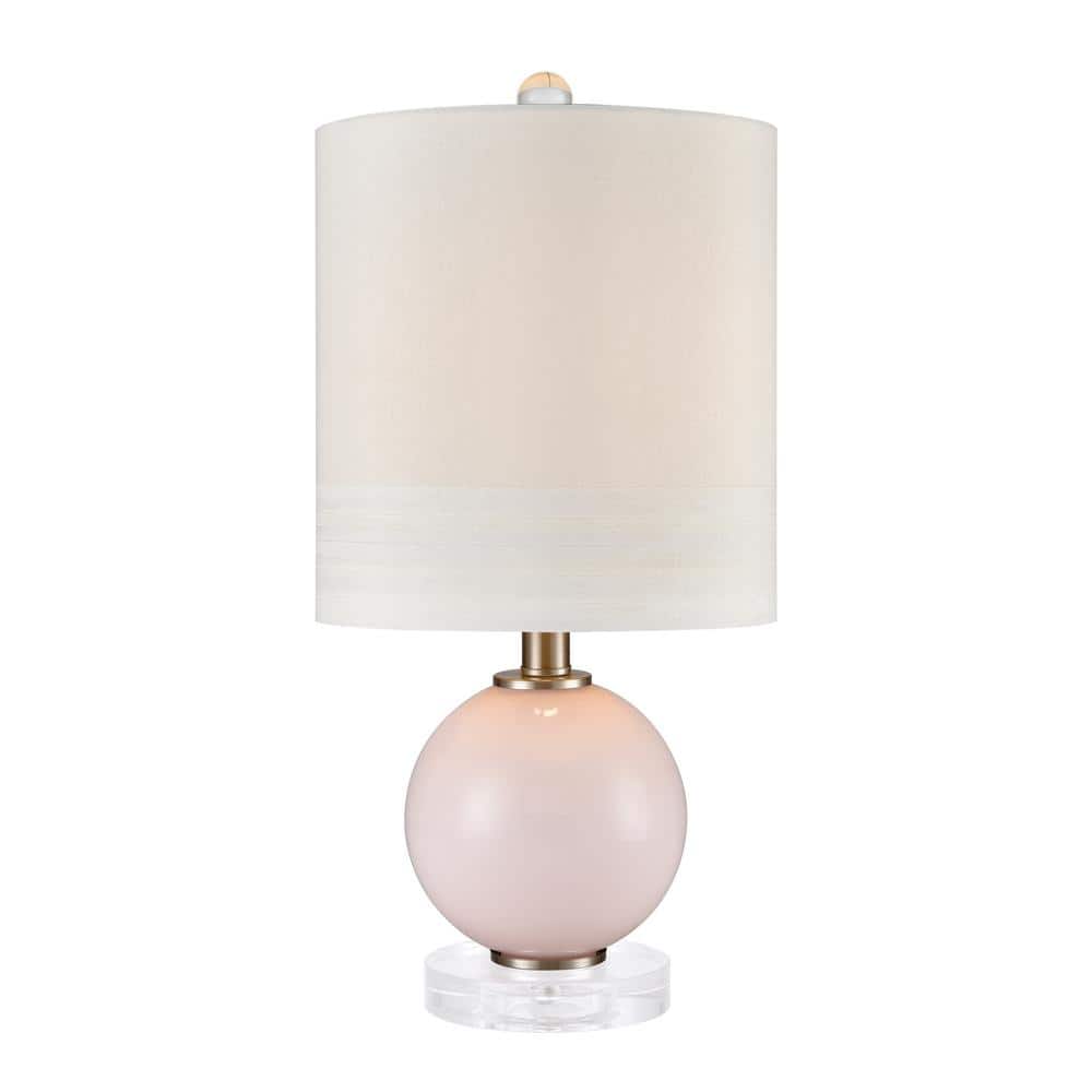 Titan Lighting Pinehurst 20 in. Pink Table Lamp HD-2302220196 - The ...