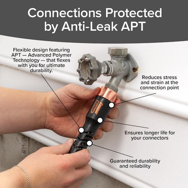 Pocket Hose Copper Bullet 3/4 in. x 50 ft. Expandable Garden Hose with ...