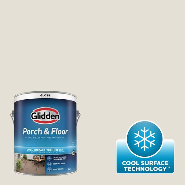 Glidden Porch and Floor 1 gal. Hourglass Gloss Interior/Exterior ...