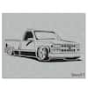 Stencil1 Lowrider Truck Stencil S1_01_46 - The Home Depot