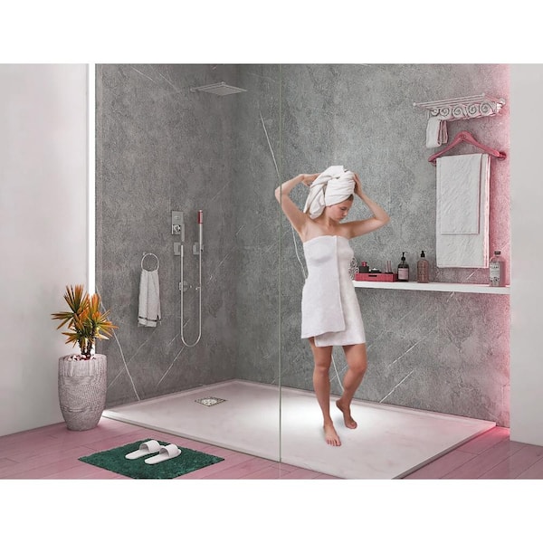 Shower Base Water-Stop 48x48 Square Shower Kit - Complete Waterproofing ...