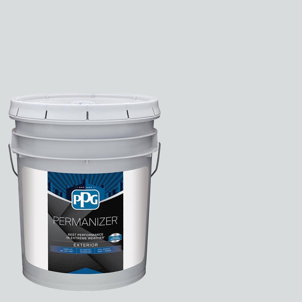 PERMANIZER 5 gal. PPG1013-2 Spring Thaw Satin Exterior Paint PPG1013 ...