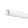 Zenna Home 36 in. - 60 in. PVC Shower Rod Cover in White 600W - The ...