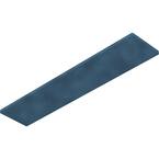 Ekena Millwork 3 in. x 0.25 in. x 16 in. Steel Hammered Light Blue ...