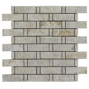 Ivy Hill Tile Terius Sahara Blanco 4 in. x 0.41 in. Matte Marble Look ...