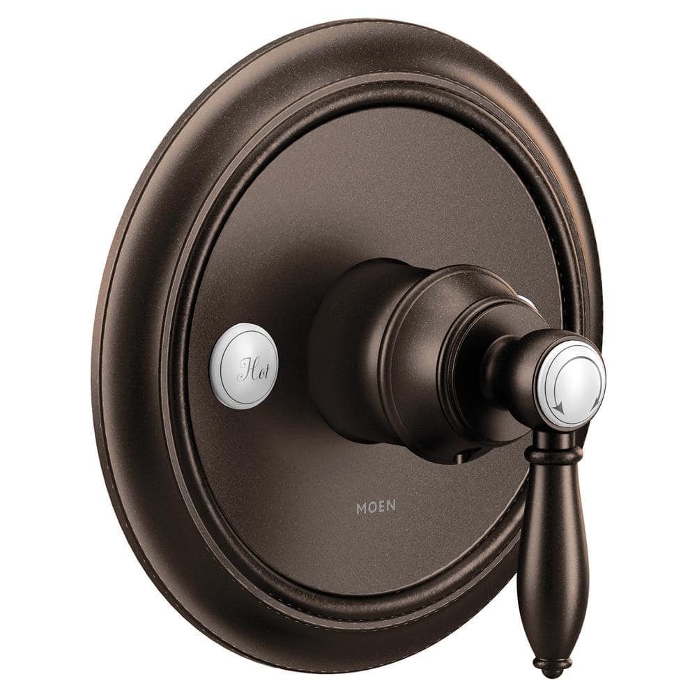 MOEN Weymouth M-CORE 3-Series 1-Handle Valve Trim Kit in Oil Rubbed Bronze (Valve Not Included ...