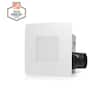 ReVent 110 CFM Easy Installation Bathroom Exhaust Fan with LED Lighting ...