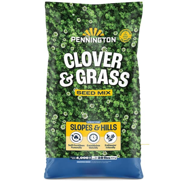 Pennington 20 lbs. Smart Seed Clover and Grass Seed Mix 100551591 - The ...