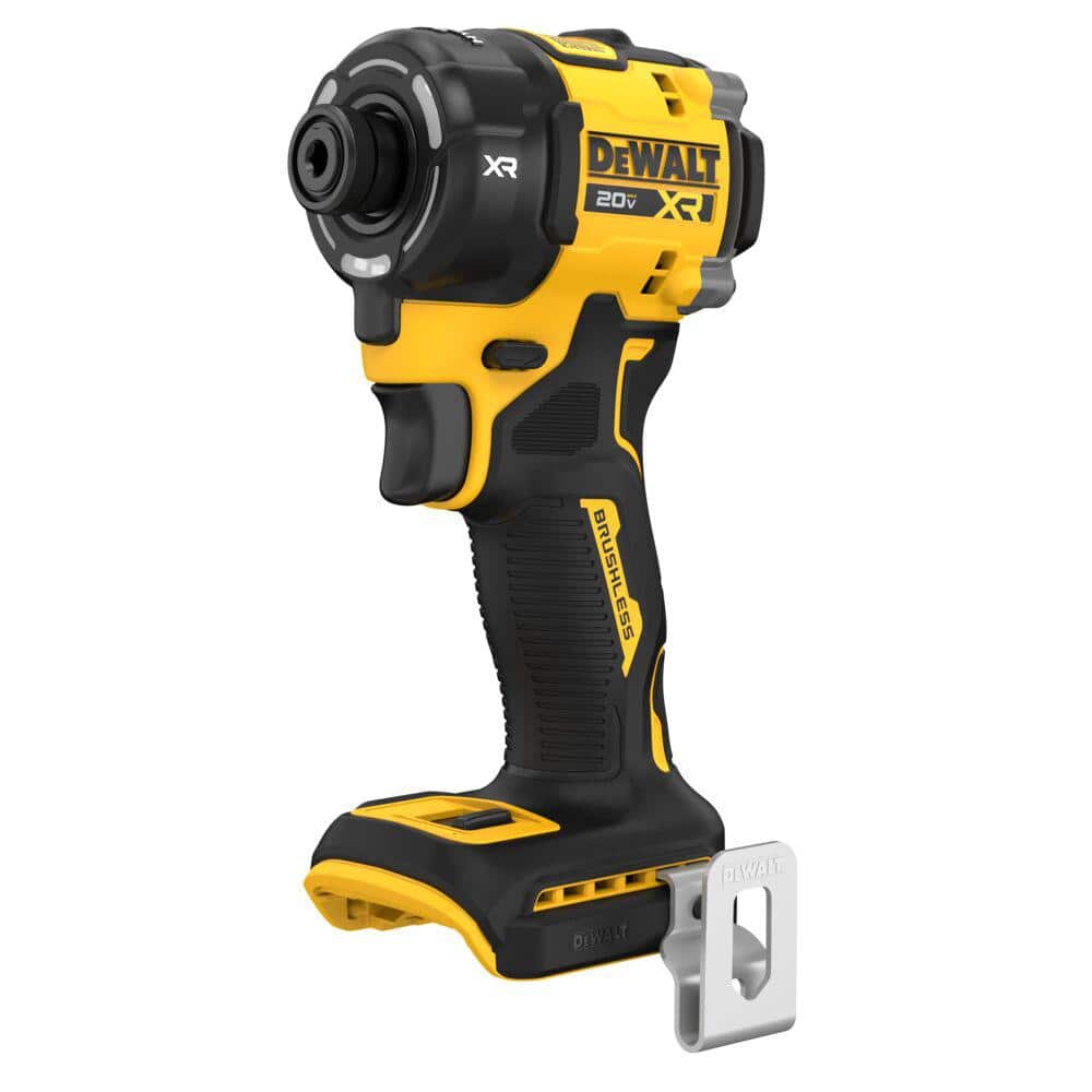 DEWALT 20V XR Brushless Cordless 1/4 in. Quiet Hydraulic Impact Driver ...