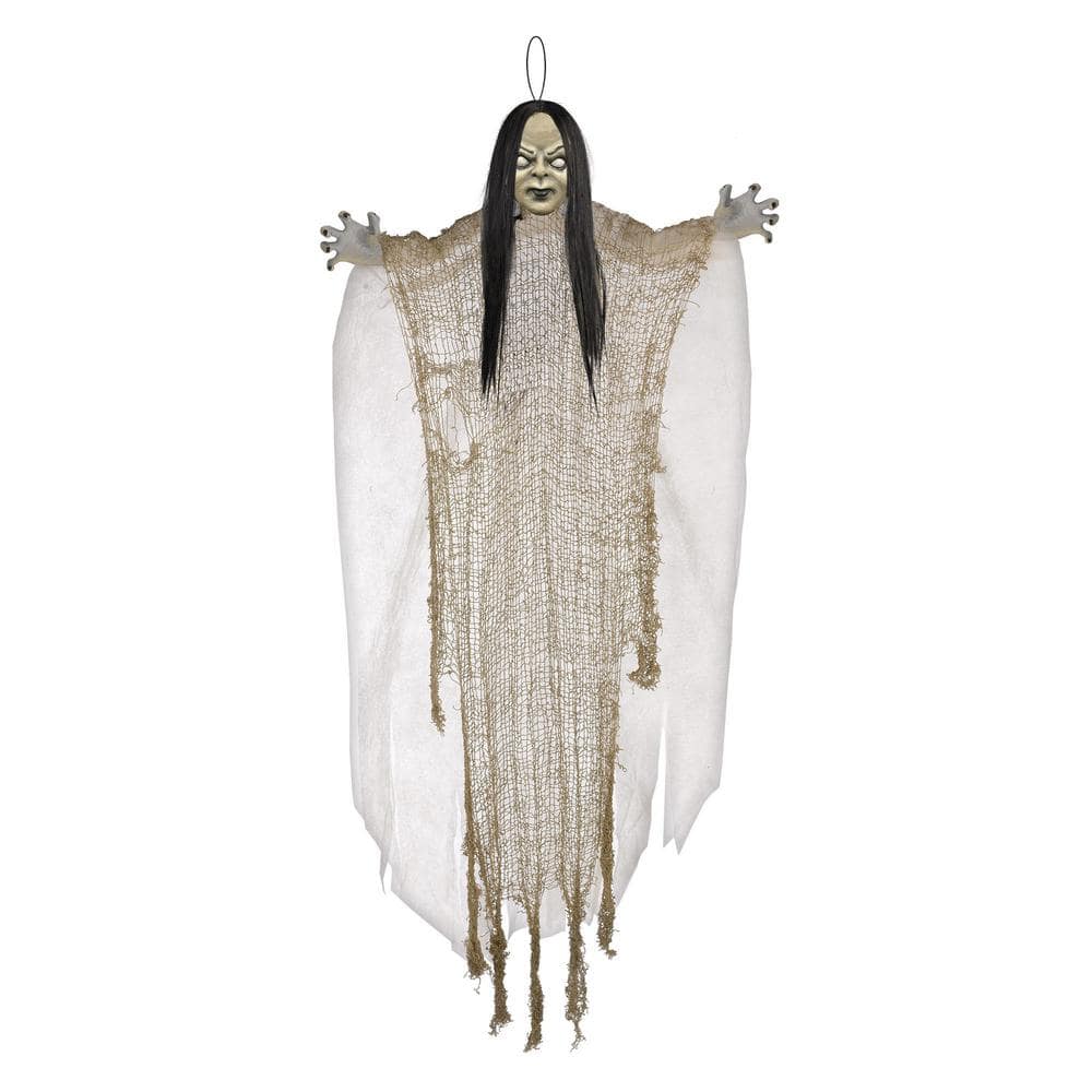 Amscan 24 in. Halloween Hanging Creepy Girl (6-Pack) 242887 - The Home ...