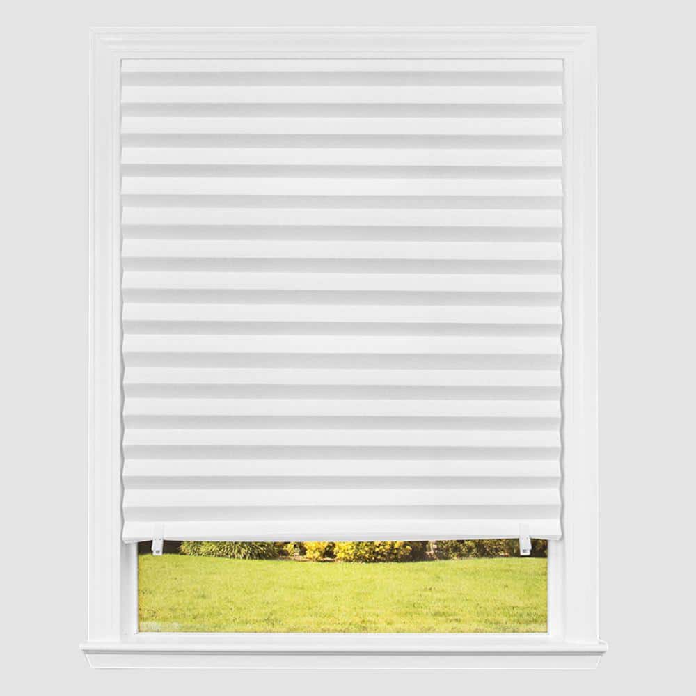 Reviews for Redi Shade No Tools Original Light Filtering Pleated Paper ...