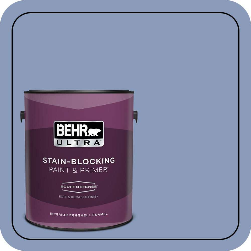 BEHR ULTRA 1 gal. #610D-5 Blueberry Popover Extra Durable Eggshell ...