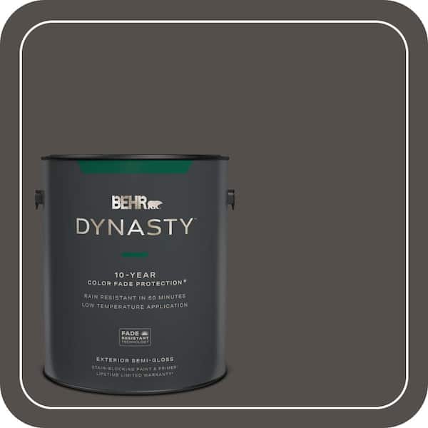 BEHR DYNASTY 1 gal. #PPU24-02 Berry Brown Semi-Gloss Exterior Stain ...