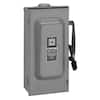 Square D 100 Amp 240-Volt 2-Pole Fused Outdoor General Duty Safety ...