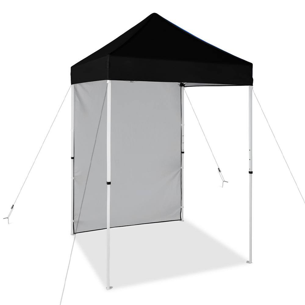 EAGLE PEAK 5 ft. x 5 ft. Pop Up Canopy with 1 Removable Sunwall E25SW1 ...