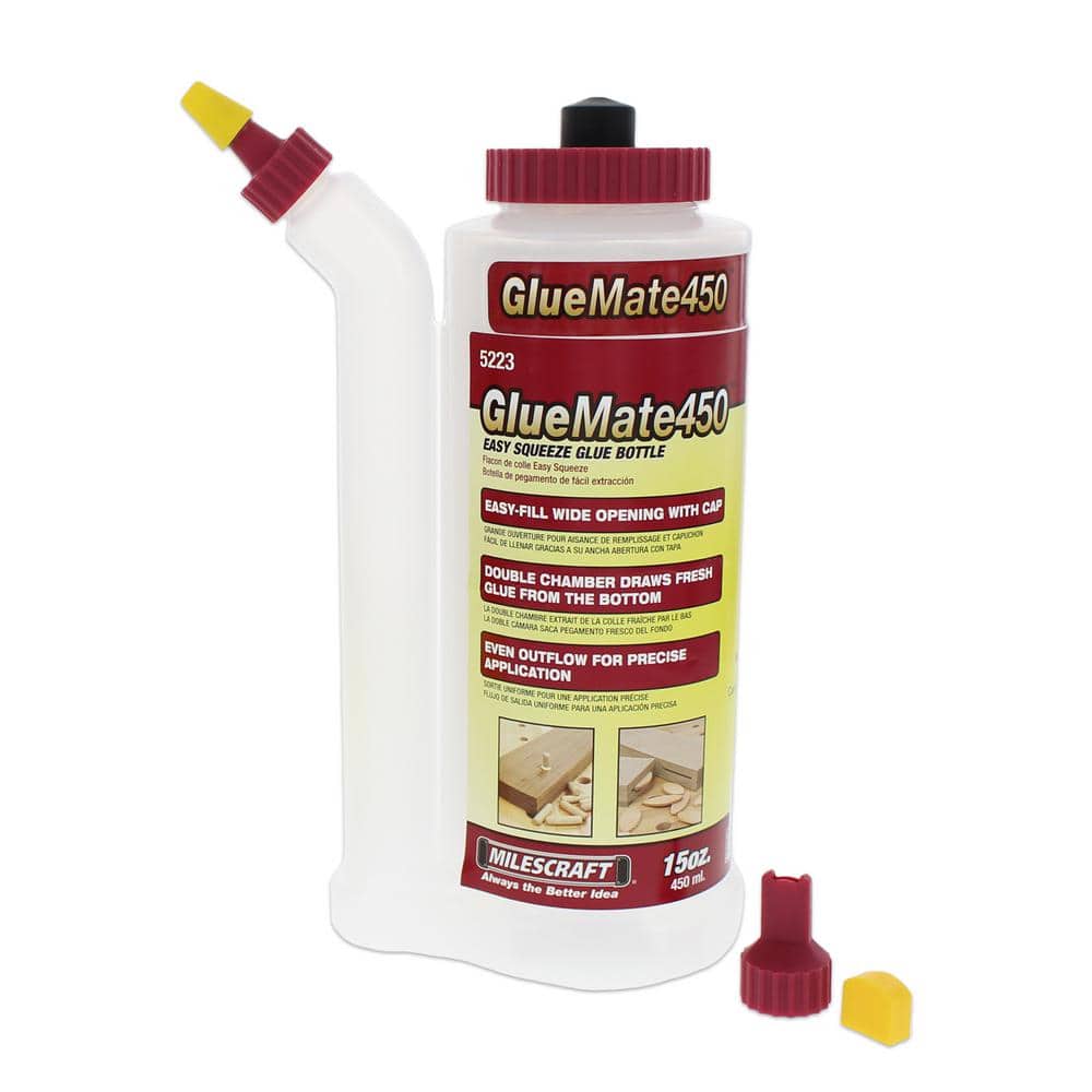 Milescraft GlueMate450 - 15 Oz. Wood Glue Bottle 5223 - The Home Depot
