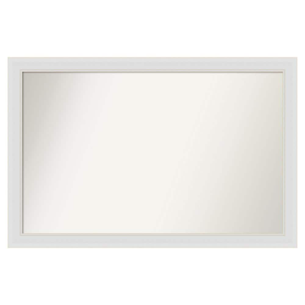 Amanti Art Flair Soft White Narrow 44 in. x 29 in. Custom Non-Beveled ...