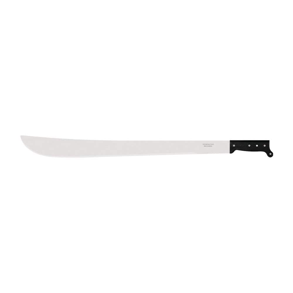 Tramontina 26" Carbon Steel Trailing Point Straight Edge Blade Machete ...