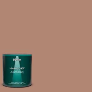 BEHR ULTRA 5 gal. #220F-5 Light Mocha Flat Exterior Paint & Primer ...