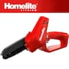 Homelite 12V Lithium 6 in. Battery Pruning Mini Chainsaw with Internal ...