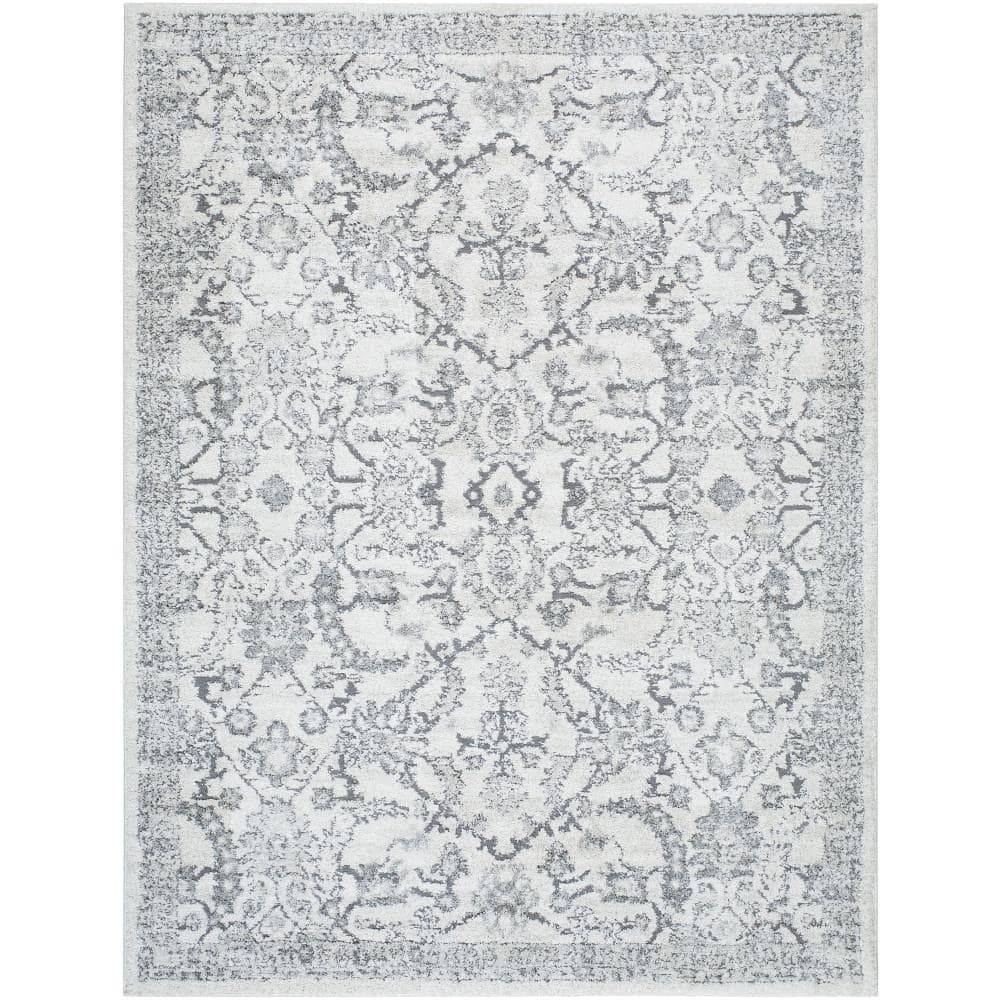 Livabliss Liebe White Doormat 2 ft. x 3 ft. Indoor Area Rug LBE2306 ...