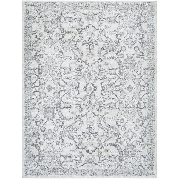 Livabliss Liebe White Doormat 2 ft. x 3 ft. Indoor Area Rug LBE2306 ...