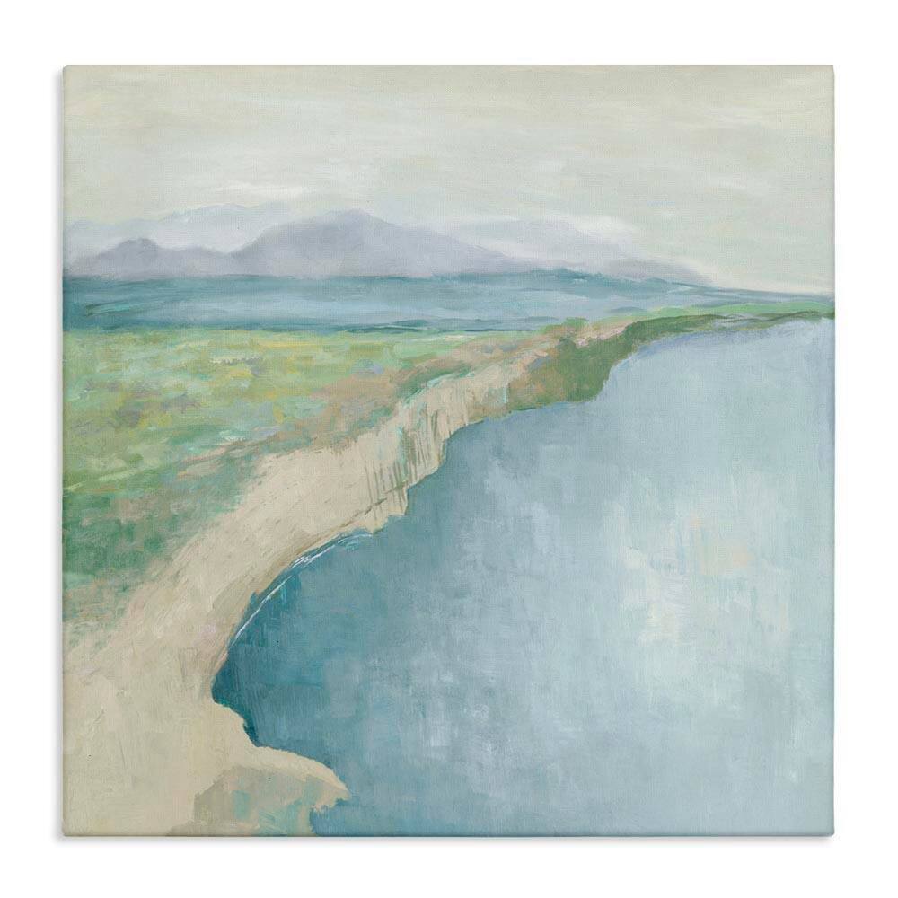 Stupell Industries Curving Shoreline Landscape by Jacob Q Unframed ...