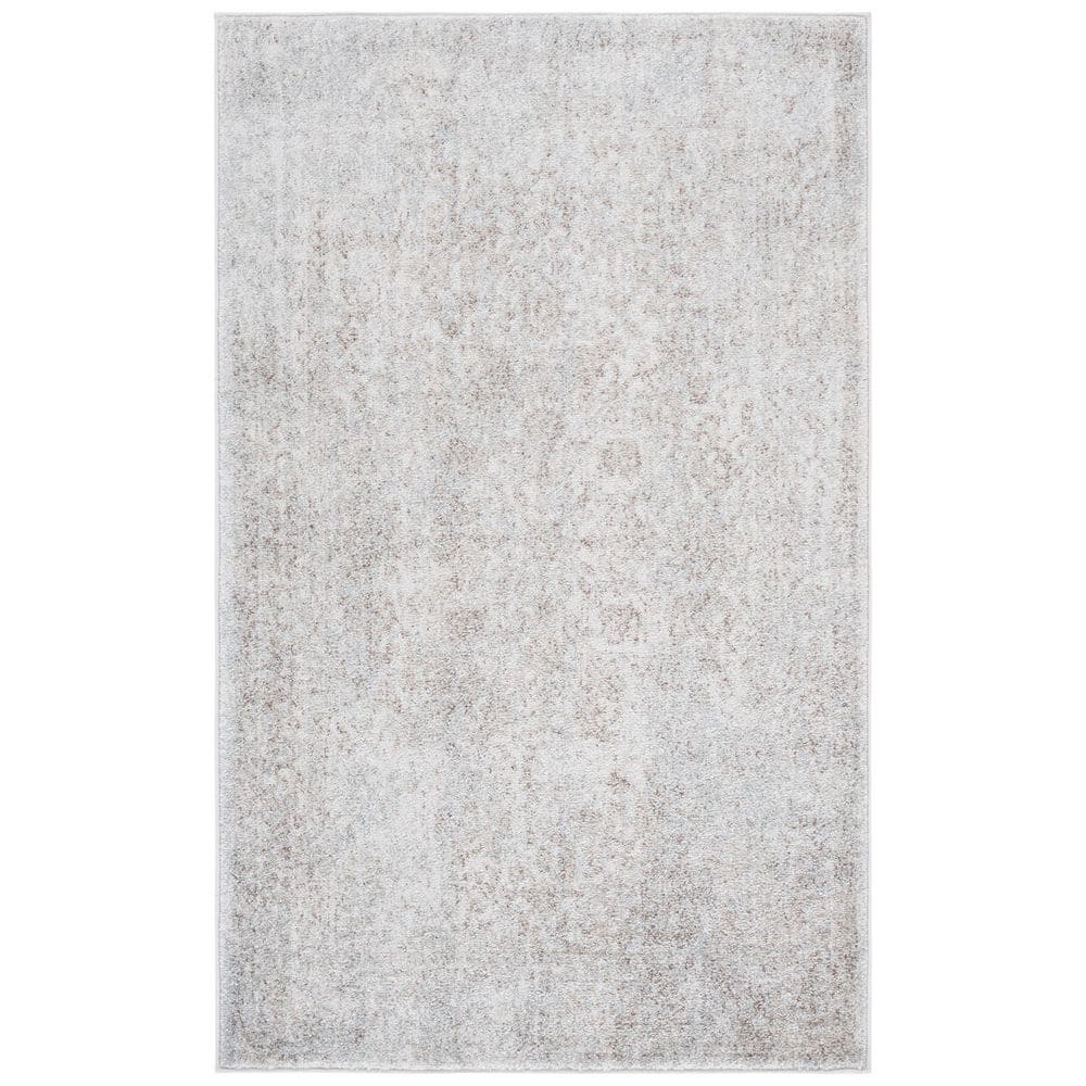 SAFAVIEH Evoke 4 ft. x 6 ft. Ivory/Taupe Distressed Border Medallion ...