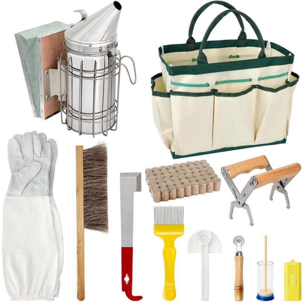 KIWDZFU 12-Piece Bee Hives Starter Kit Beekeeping Supplies, Bee Keeping ...