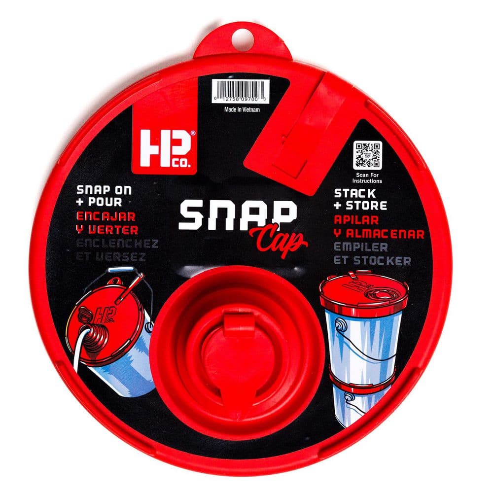 HANDY 1 gal. Red Silicone Paint Can Lid 9700 - The Home Depot