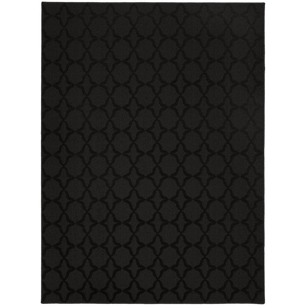 Garland Rug Sparta 9 Ft. x 12 Ft. Area Rug Black CL100N10814415 - The ...
