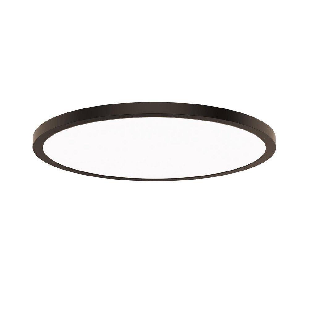 WAC LIMITED Round 24 in. Bronze Selectable LED Flush Mount FM-252124-CS ...