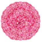 Globalrose Fresh Pink Roses Bulk (100 Stems) roses-pink-100 - The Home ...