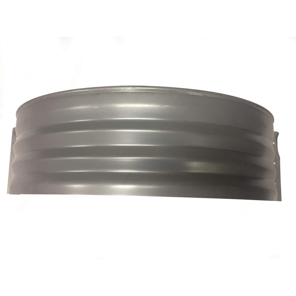 Vestal Manufacturing Vestal 37 in. x 24 in. Galvanized Metal Round ...