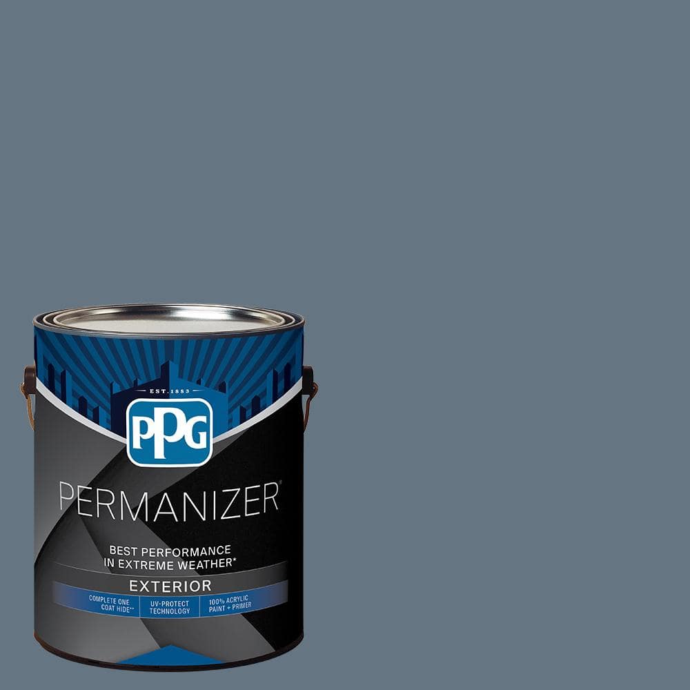 PERMANIZER 1 gal. PPG1040-6 Freedom Found Satin Exterior Paint PPG1040 ...