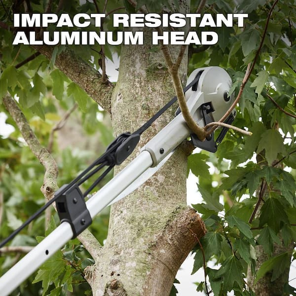 Milwaukee 1-1/4 in. Cut Capacity, Fiberglass/Telescoping Pole 16 ft ...