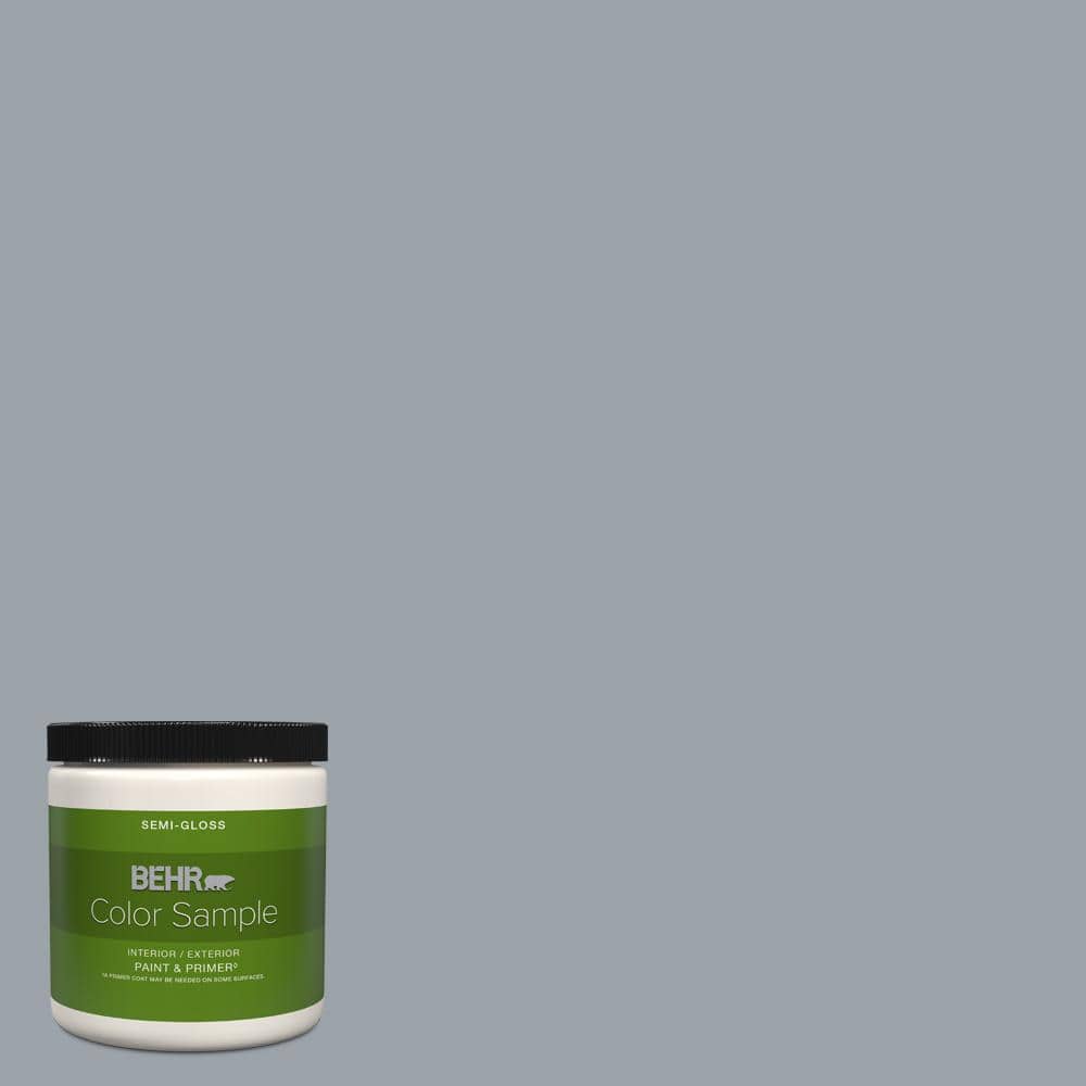 BEHR PREMIUM PLUS 8 oz. #MQ5-22 Rainmaster Semi-Gloss Interior/Exterior ...