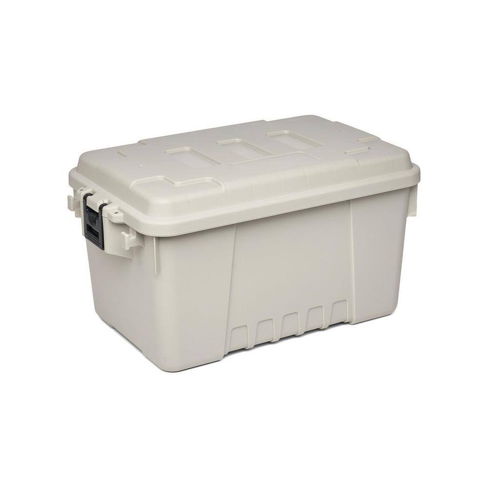 Plano 14-Gal. Storage Box in Smoke PLAT16SME - The Home Depot