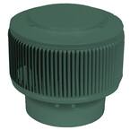 Active Ventilation 6 in. D Green Aluminum Aura PVC Vent Cap Exhaust ...
