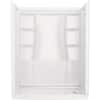Delta Classic 500 Curve 32 in. L x 60 in. W x 72 in. H 4-Pieces Alcove ...