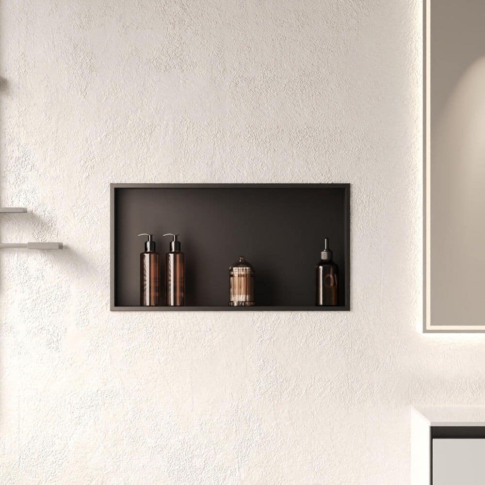 DEERVALLEY 25 in. W x 13 in. H x 4 in. D 304 Stainless Steel Recessed ...