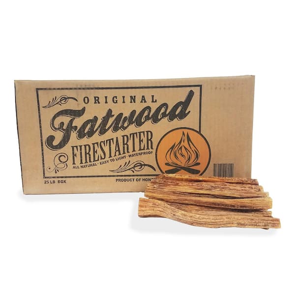 Pure Garden 25 lb. Fatwood Firestarter Kindling Sticks HW9990004 - The ...
