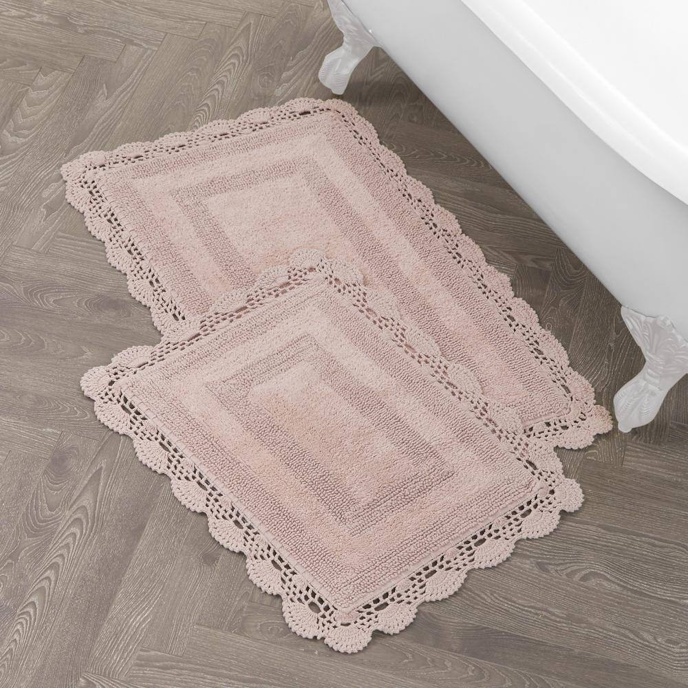 Reviews for Laura Ashley Crochet 100% Cotton 17 in. x 24 in./21 in. x ...