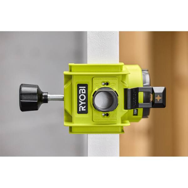 RYOBI Wood/Metal Door Lock Installation Kit with Bi-Metal Hole Saw ...